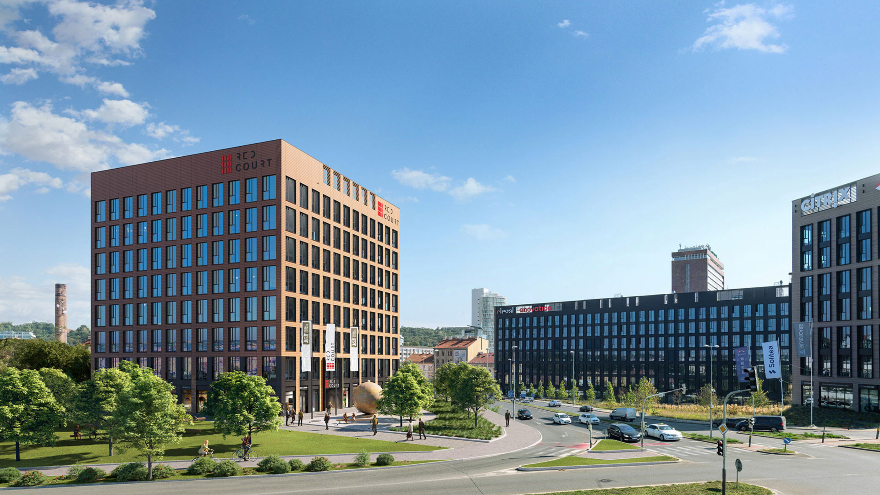 bpv BRAUN PARTNERS advised J&T REAL ESTATE CZ on the lease of the Red Court building in Prague ...